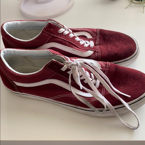 Vans | Shoes | Maroon Vans | Poshmark